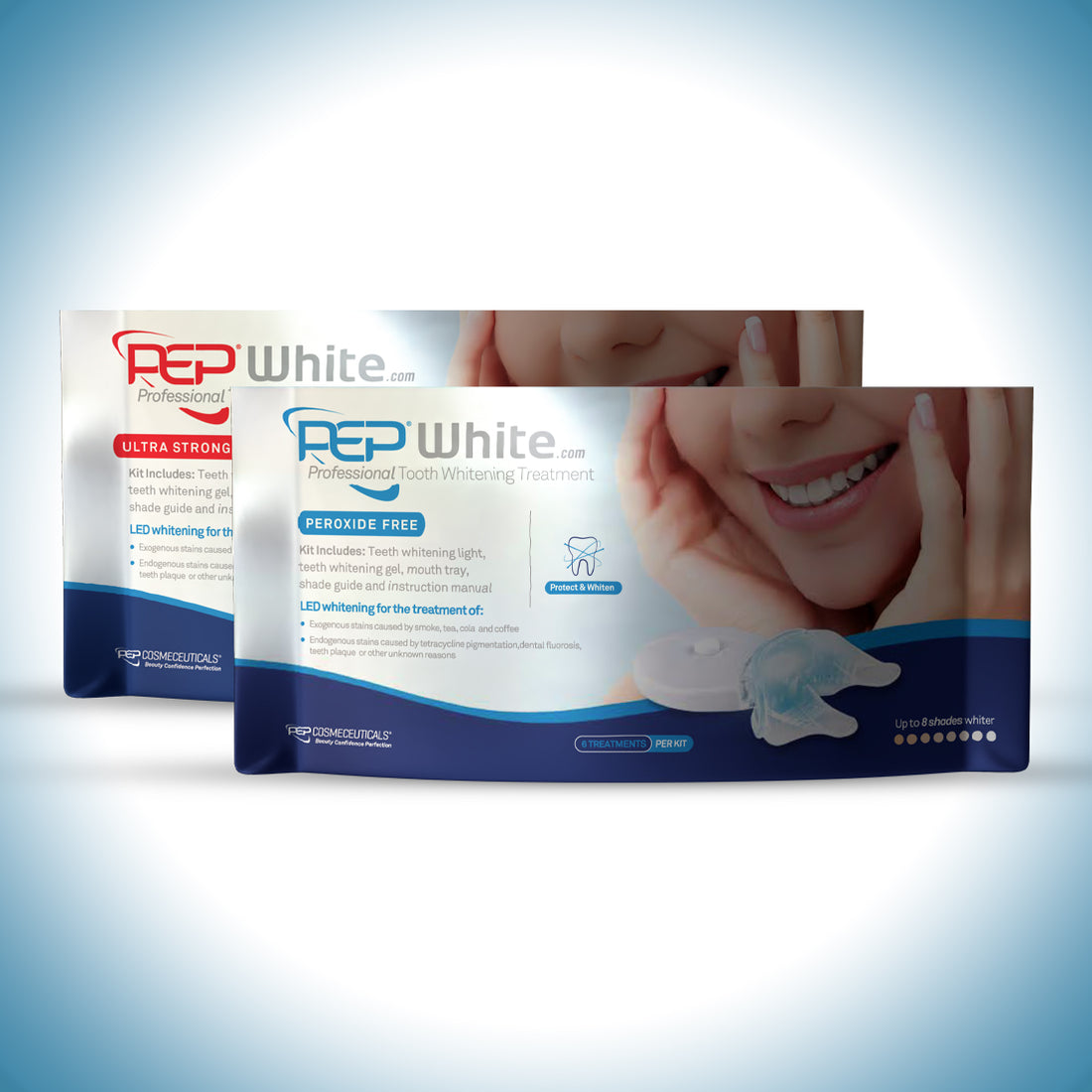 Tooth Whitening Strips, Gels & Kits - Pep-White® – SkinPep - Premium ...