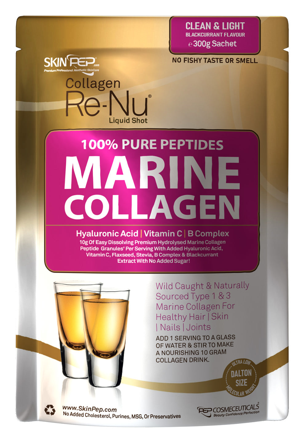 Marine Collagen + Vitamins Peptide Hydrolysate Granules Powder - Marine ...